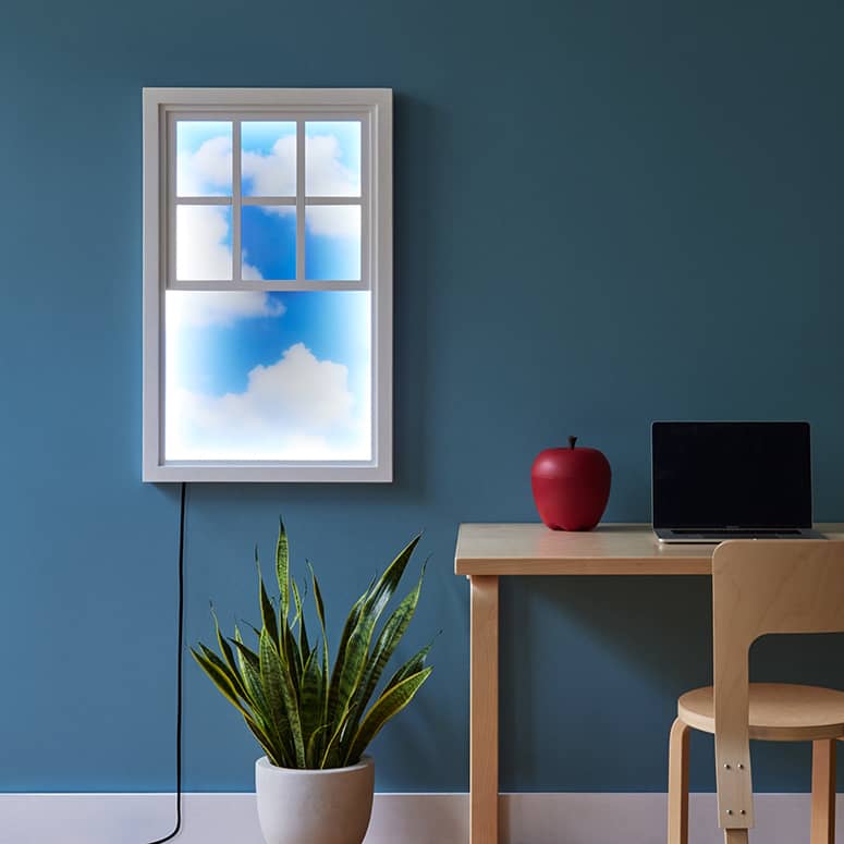 Illuminated Window Frame Wall Lamp | TheGreenHead.com