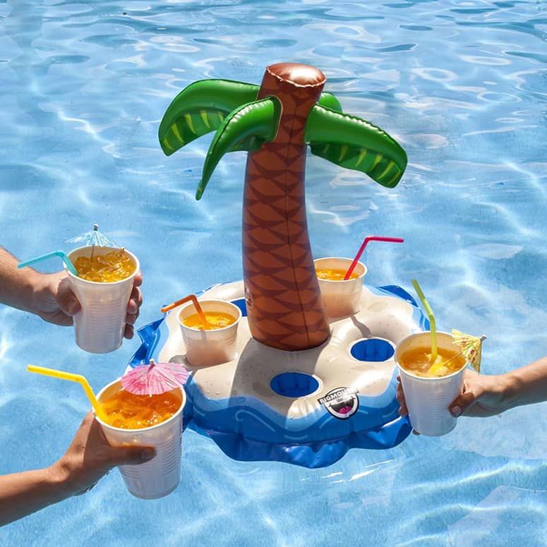 Inflatable Palm Tree Island Beverage Float | The Green Head