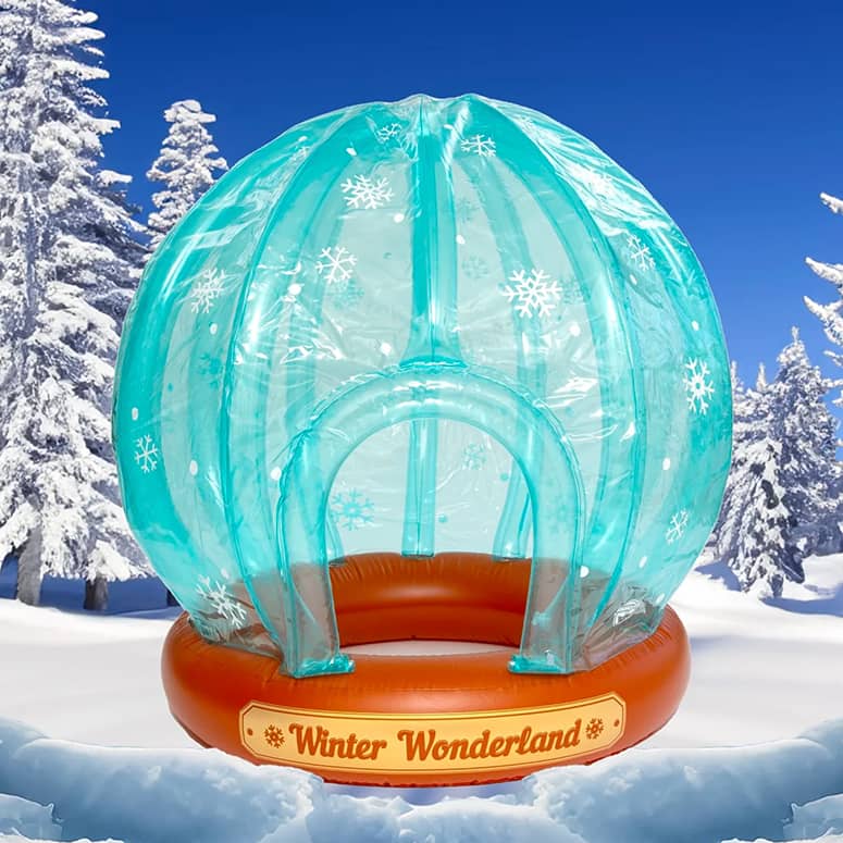 Inflatable Snow Globe Fort | The Green Head