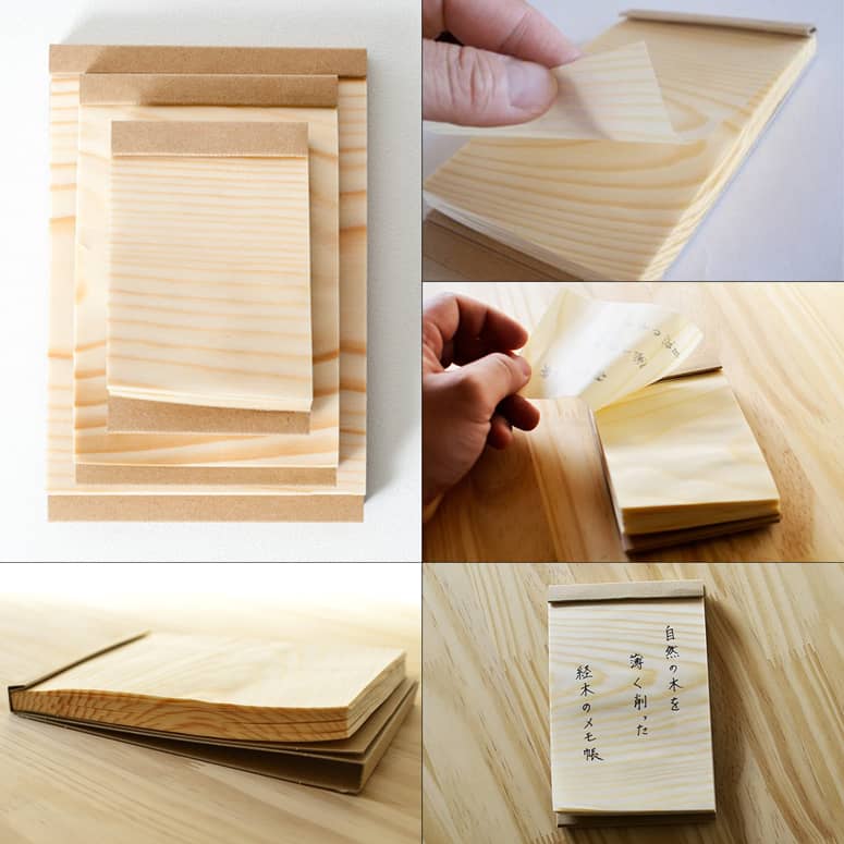 Kizara Wooden Sheet Notepads | The Green Head