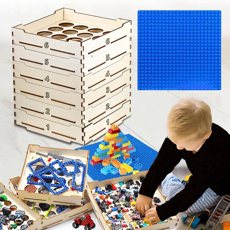 LEGO Brick Sorting Trays | The Green Head