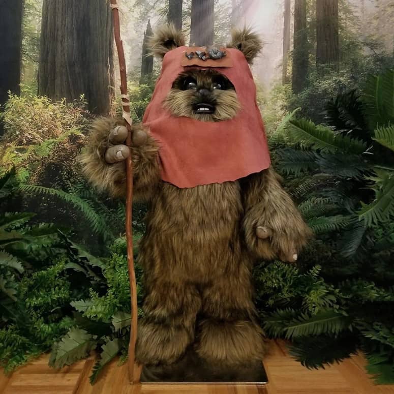 Lifesize Wicket the Ewok Statue | The Green Head