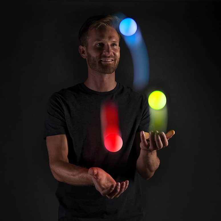 Light Up LED Juggling Balls | The Green Head
