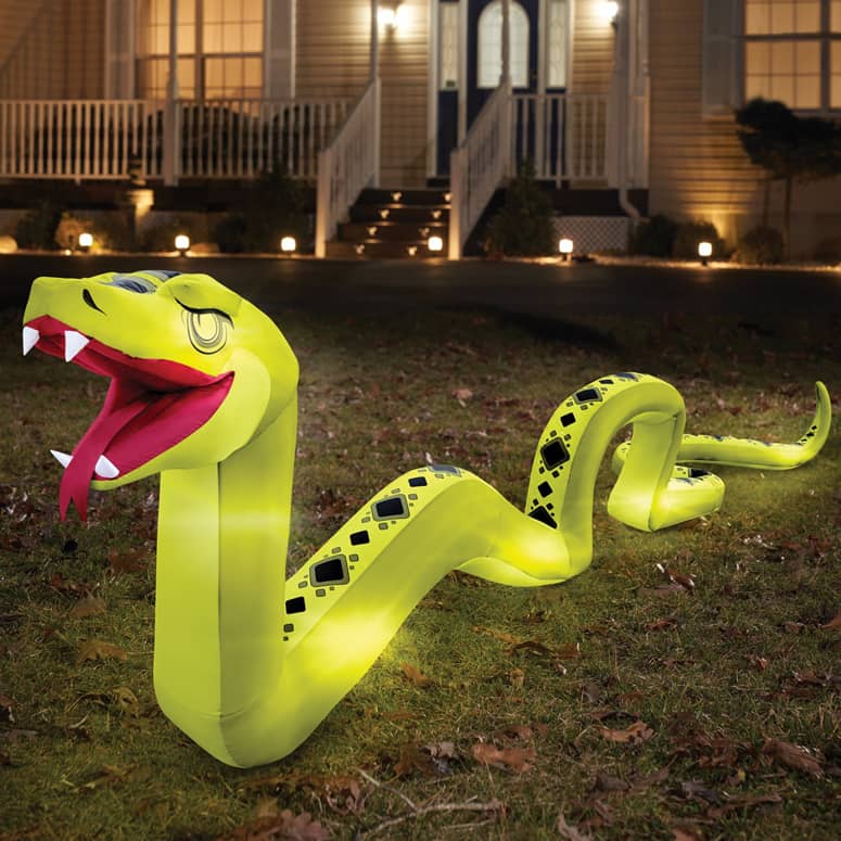 Massive 20 Foot Inflatable Slithering Snake | The Green Head