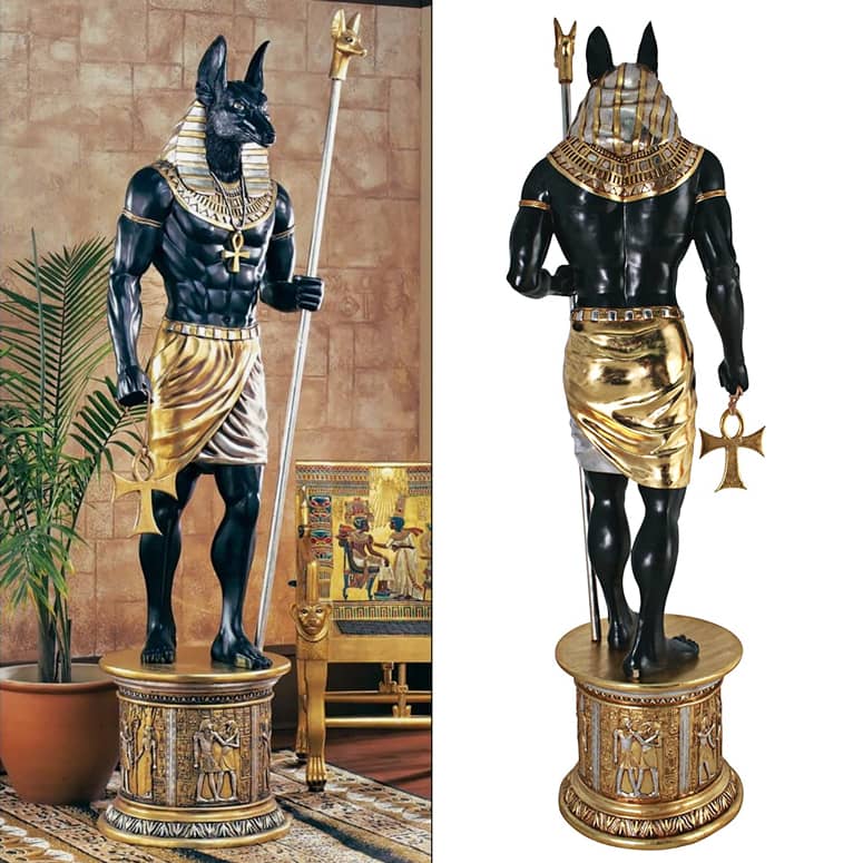Massive Lifesize Egyptian Anubis Statue | The Green Head