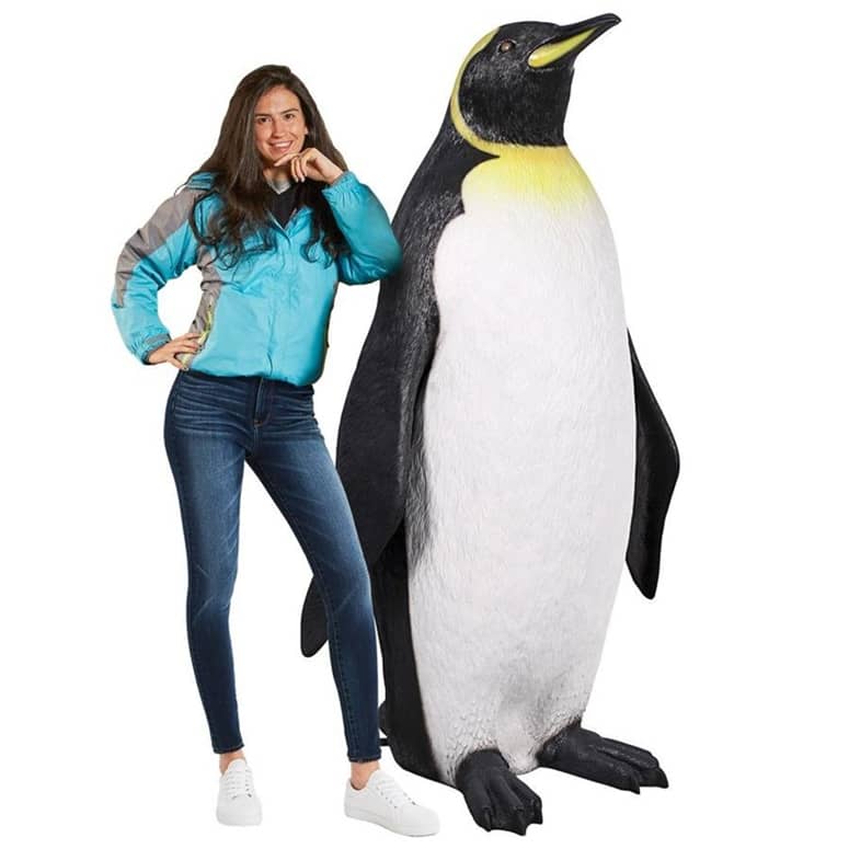Massive Penguin Statue - Stands 6 Feet Tall! | The Green Head