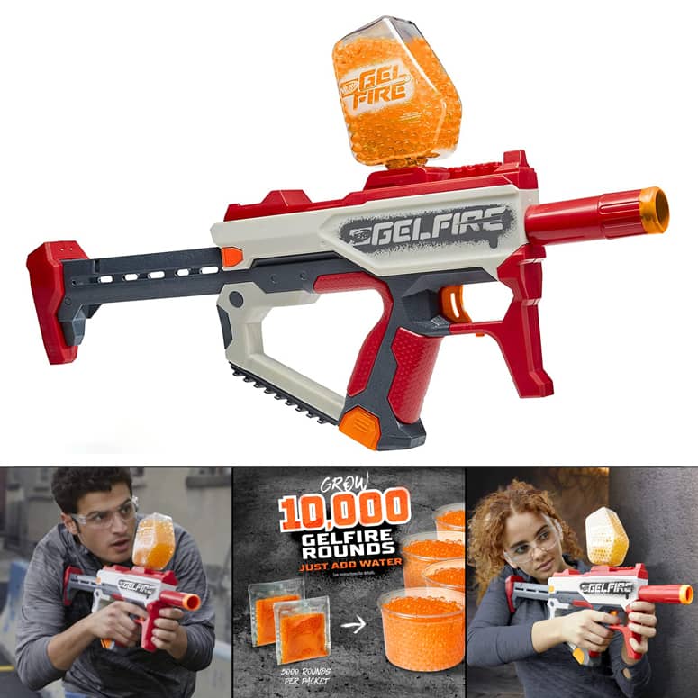 Nerf Pro Gelfire Mythic Full Auto Blaster - Fires 10 Rounds Per Second ...