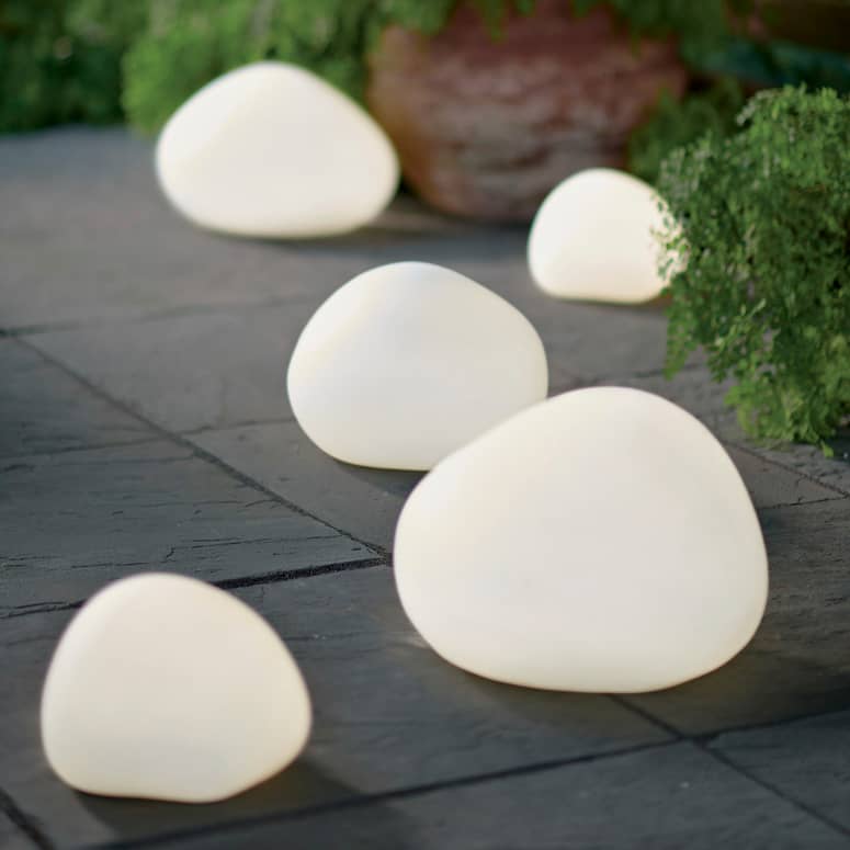 Outdoor Illuminated Rock Lights | The Green Head