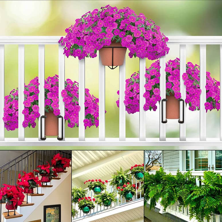 Plant Traps Railscapes - Railing Planter Clips | The Green Head