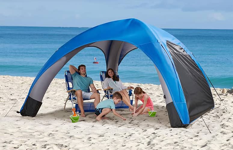 Quick-Inflating Portable Sun Shade | The Green Head