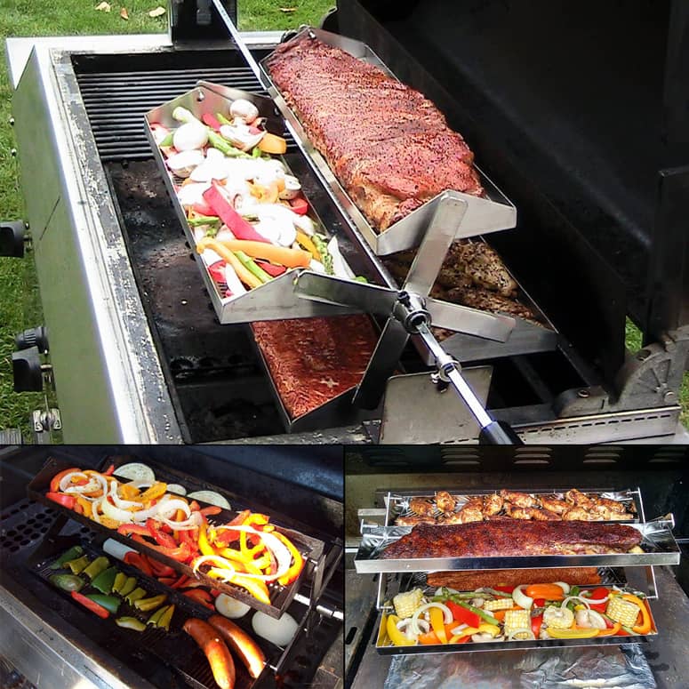 Rib-O-Lator - Multiple Tray Barbecue Rotisserie | The Green Head