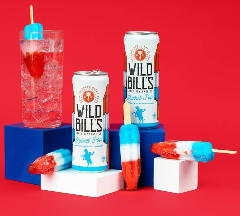 Rocket Pop Popsicle Flavored Soda | The Green Head