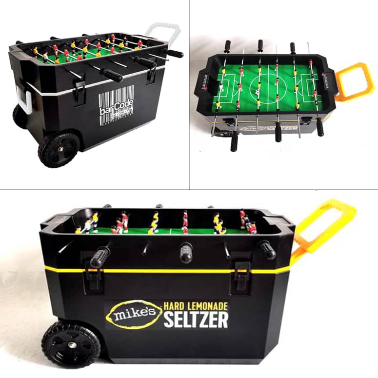 Rolling Foosball Game Cooler | The Green Head