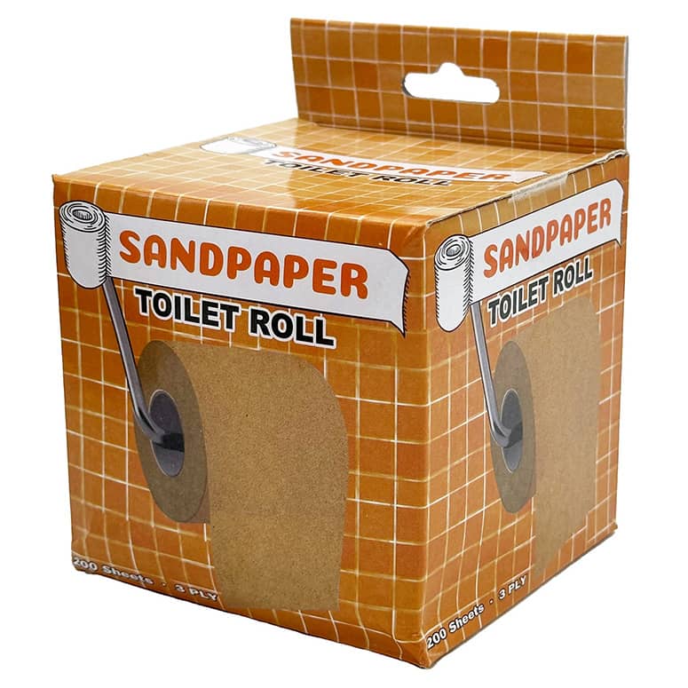 Sandpaper Toilet Paper Roll | The Green Head