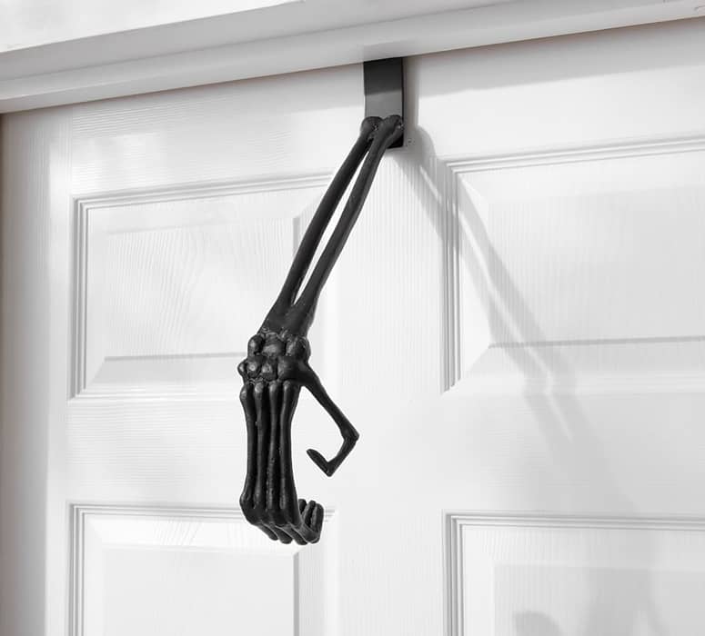 Skeleton Hand Wreath Hanger | The Green Head