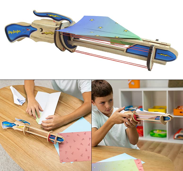 Sky Surfer - Paper Airplane Launcher | The Green Head