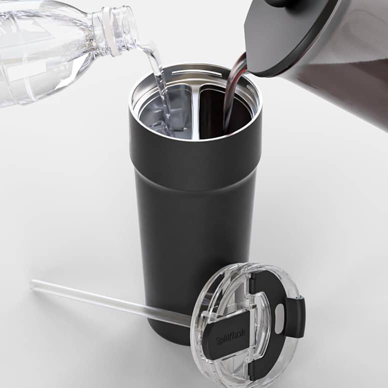 SplitFlask - Hot and Cold Dual Drink Chamber Travel Tumbler | The Green ...