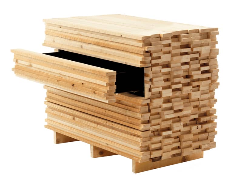 Stack of Pine Wood Boards / Chest of Drawers | The Green Head