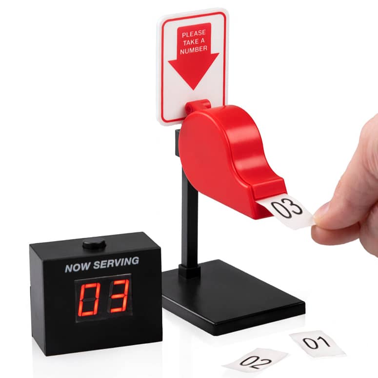 Take A Number - Mini Deli-Counter-Style Ticket Dispenser | The Green Head