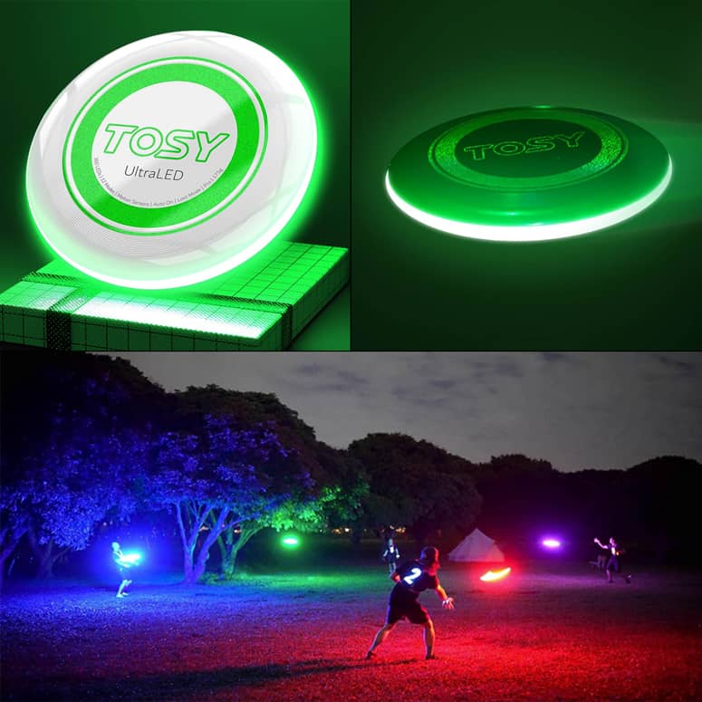 TOSY UltraLED Flying Disc - 360 Super Bright LEDs for Night Games | The ...