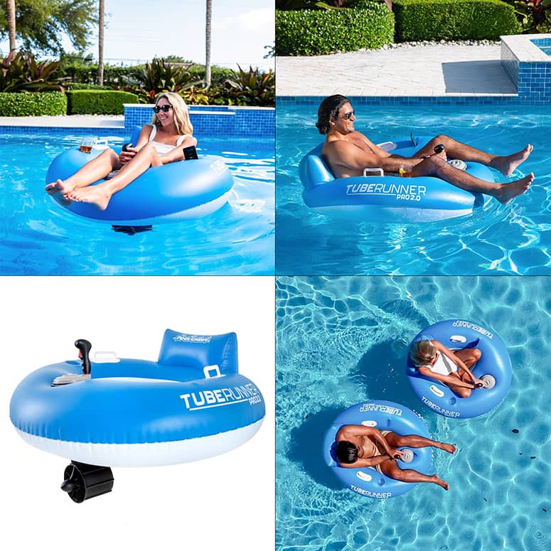 Tube Runner Pro 2.0 - Motorized Pool Tube | The Green Head
