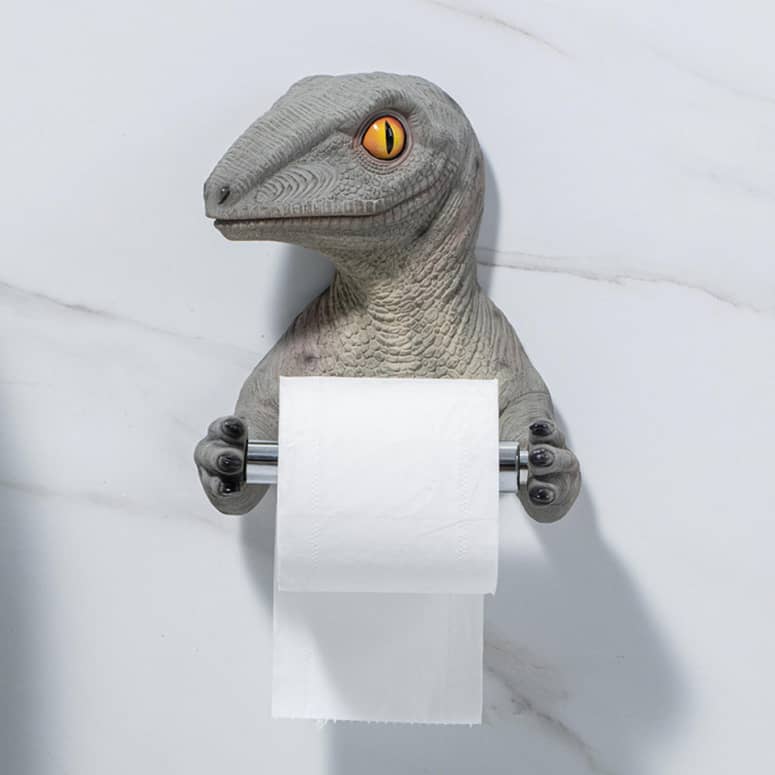 Velociraptor Toilet Paper Holder | The Green Head