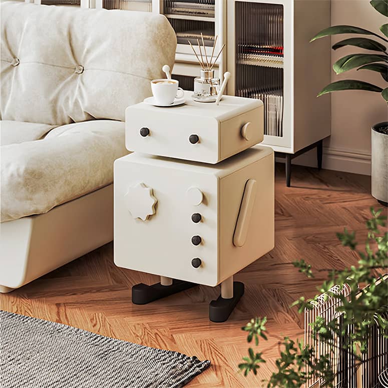 Whimsical Robot Side Table / Nightstand | The Green Head