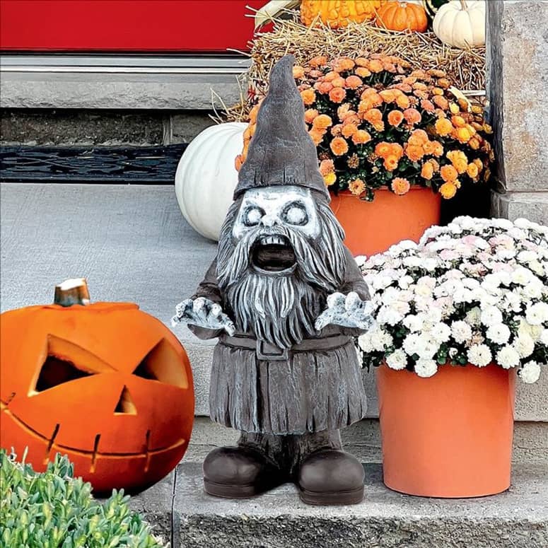 Zombie Garden Gnome Statue | The Green Head