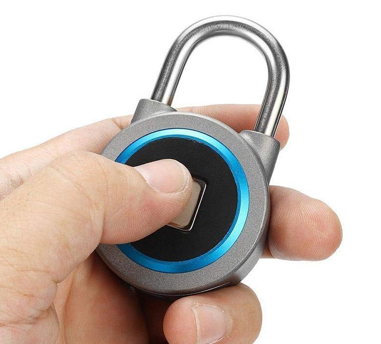 Biometric Fingerprint Padlock The Green Head