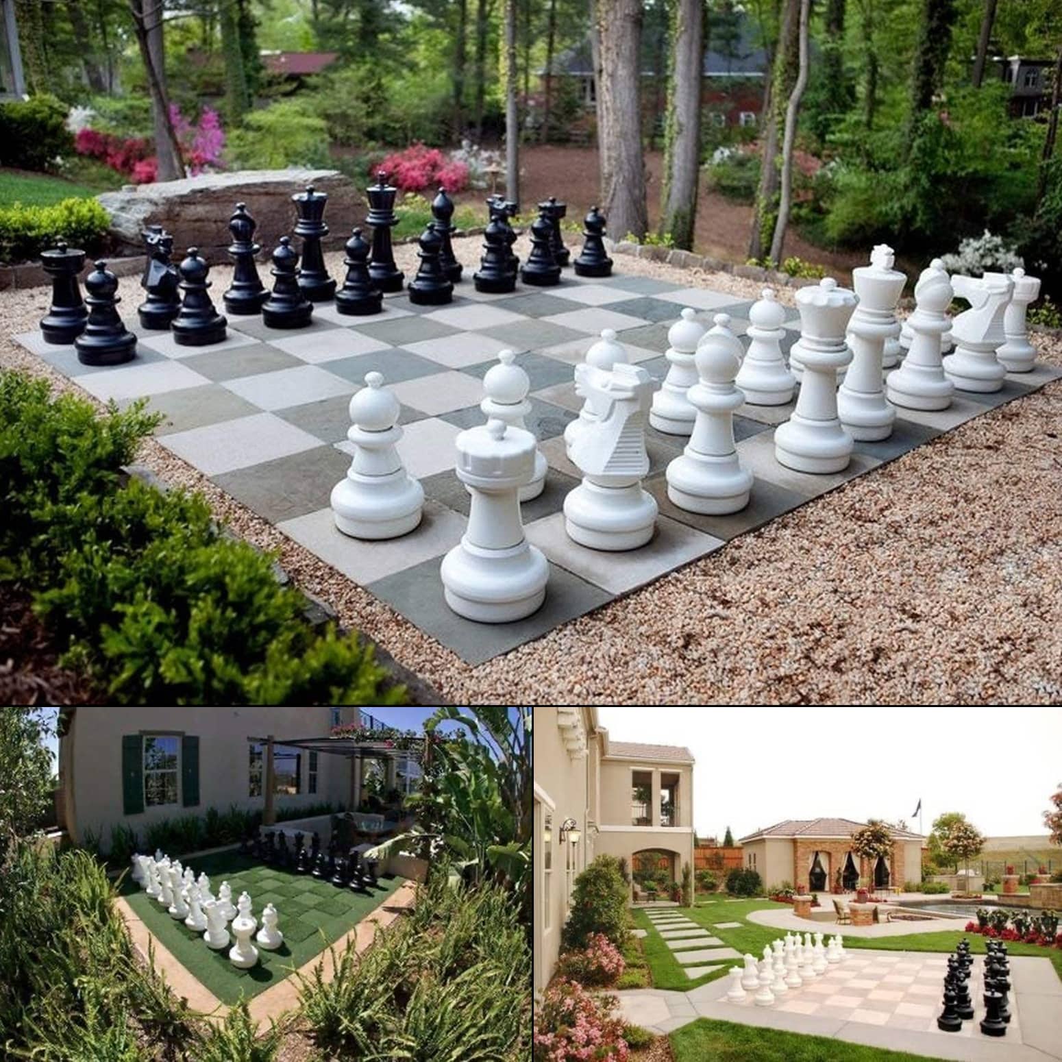MegaChess Gigantic Outdoor Chess Set The Green Head MegaChess Gigantic Outdoor Chess Set The Green Head