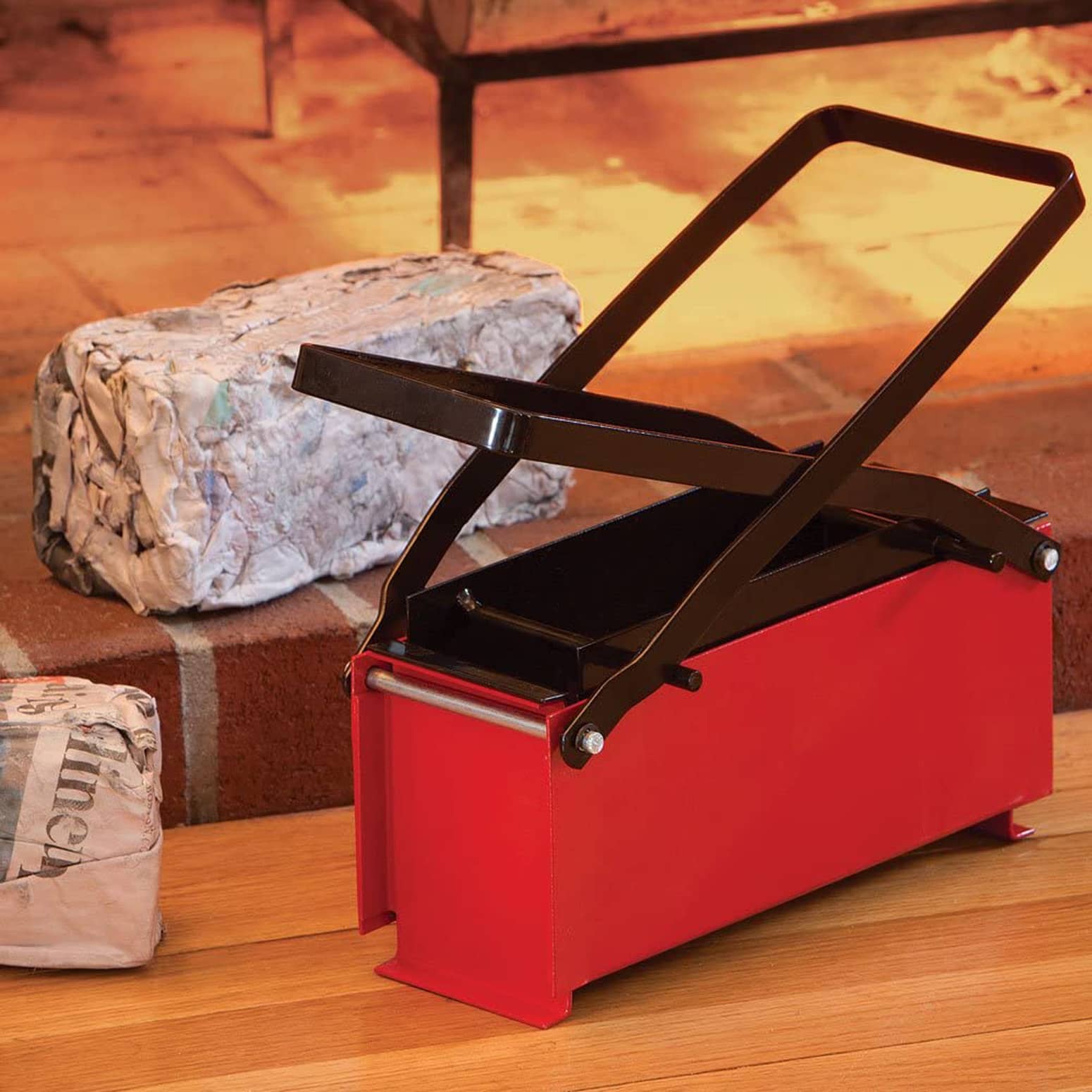 Paper Log Maker Make Briquettes From Newspaper Shredded Paper And